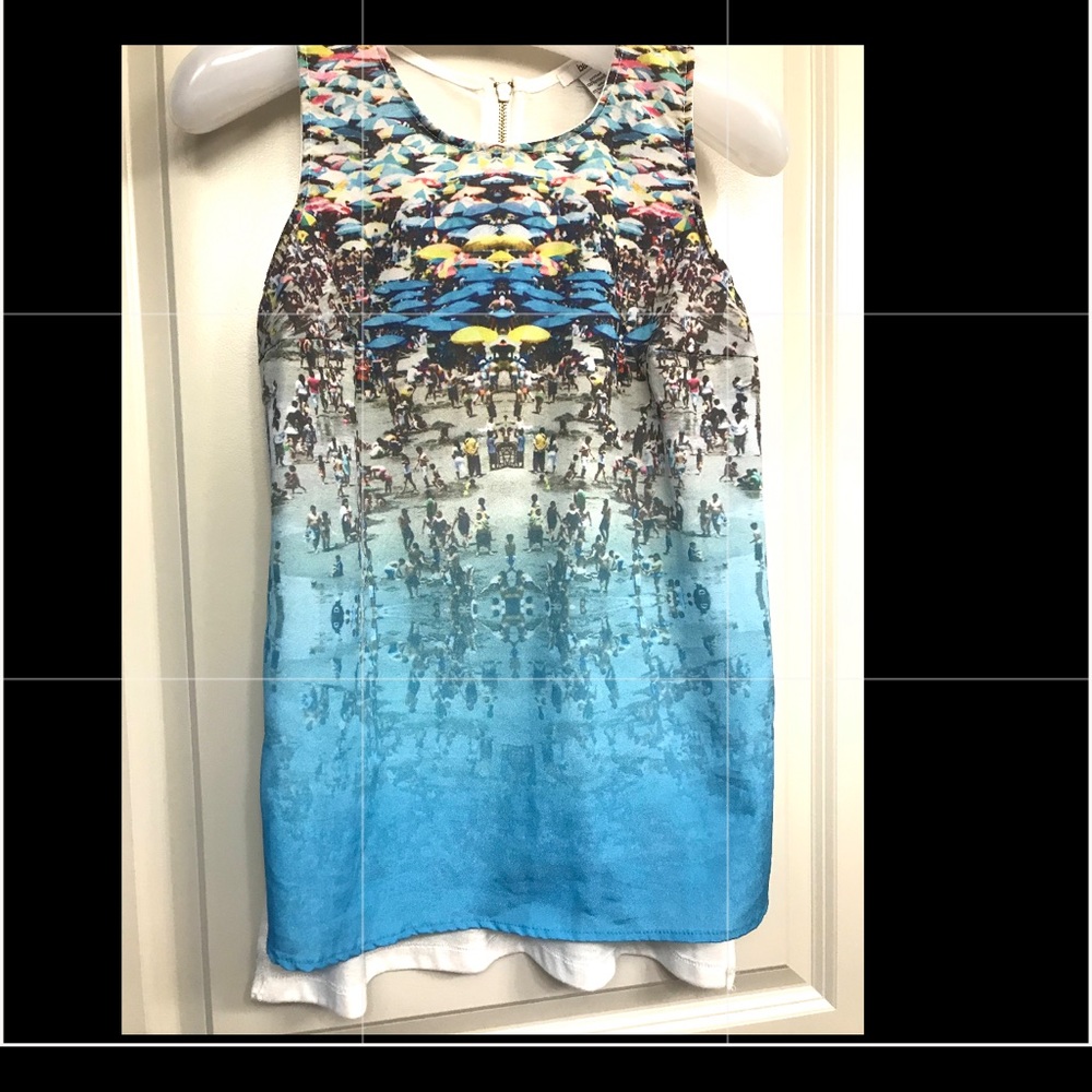 Bar Iii Unique Rare Limited Edition The Beach Top Shi… - Gem